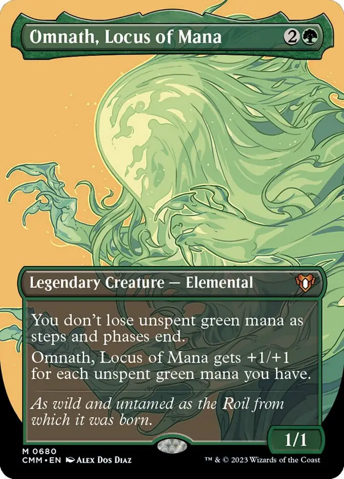 Omnath, Locus of Mana • Legendary Creature — Elemental (Commander ...