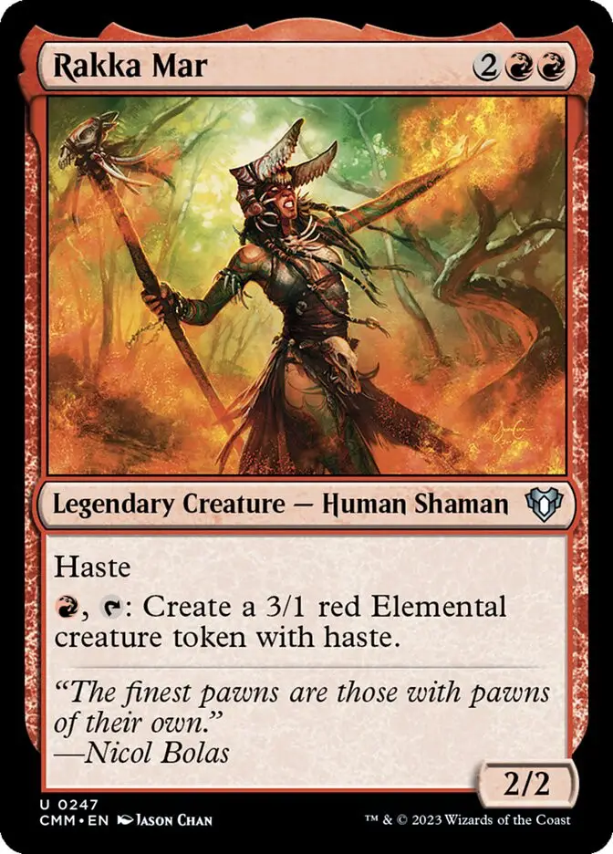 Rakka Mar • Legendary Creature — Human Shaman (Commander Masters) - MTG ...