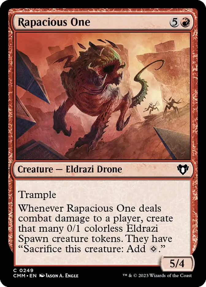 Rapacious One • Creature — Eldrazi Drone (Commander Masters) - MTG Assist
