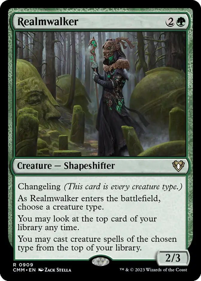 Realmwalker • Creature — Shapeshifter (Commander Masters) - MTG Assist