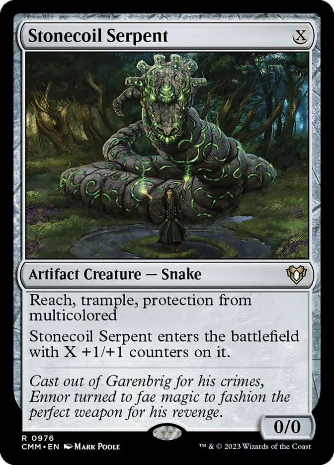 Stonecoil Serpent • Artifact Creature — Snake (Commander Masters) - MTG ...