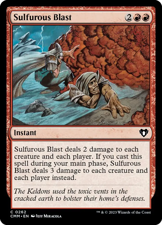 Sulfurous Blast • Instant (Commander Masters) - MTG Assist