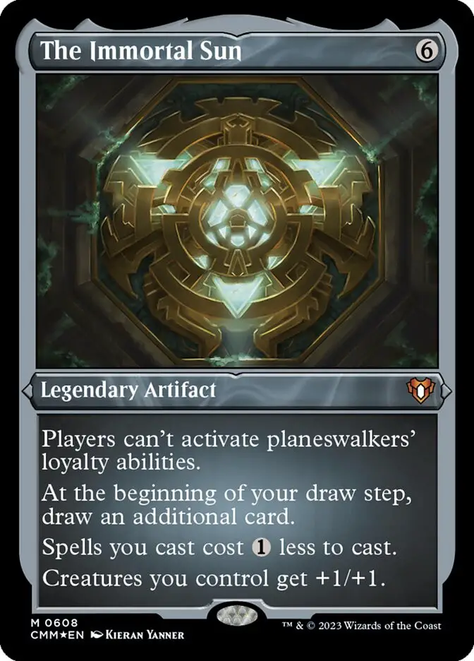 The Immortal Sun • Legendary Artifact (Commander Masters) - MTG Assist