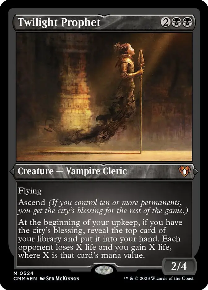 Twilight Prophet • Creature — Vampire Cleric (Commander Masters) - MTG ...