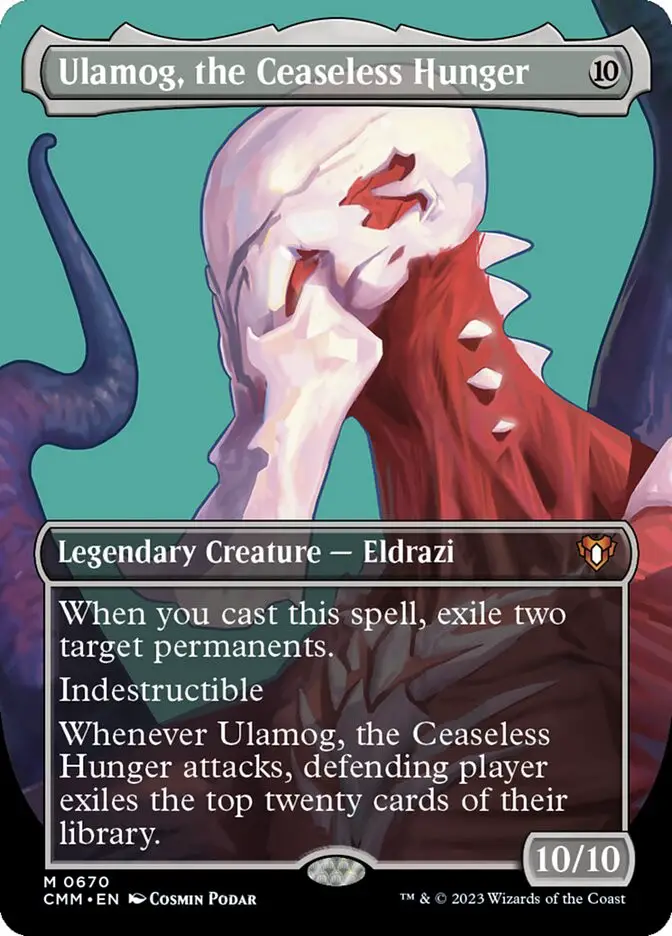 Ulamog, the Ceaseless Hunger • Legendary Creature — Eldrazi (Commander ...