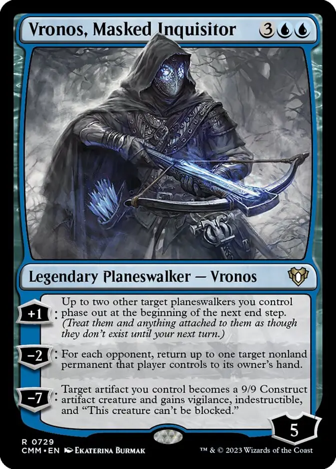 Vronos, Masked Inquisitor • Legendary Planeswalker — Vronos (Commander ...
