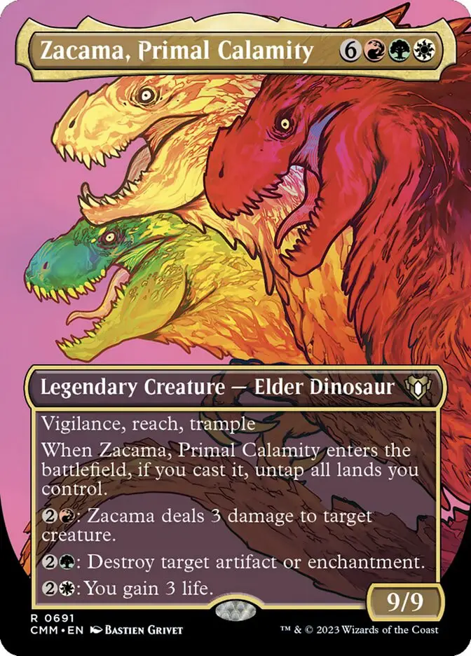 Zacama, Primal Calamity • Legendary Creature — Elder Dinosaur ...