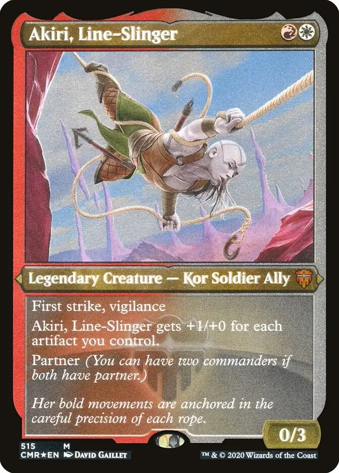 Akiri, Line-Slinger • Legendary Creature — Kor Soldier Ally (Commander ...