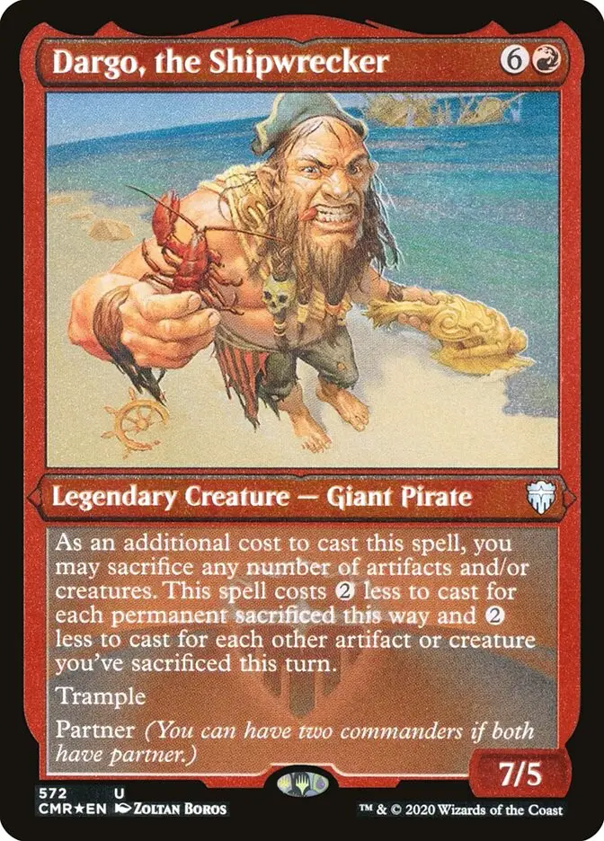 Dargo, the Shipwrecker • Legendary Creature — Giant Pirate (Commander ...