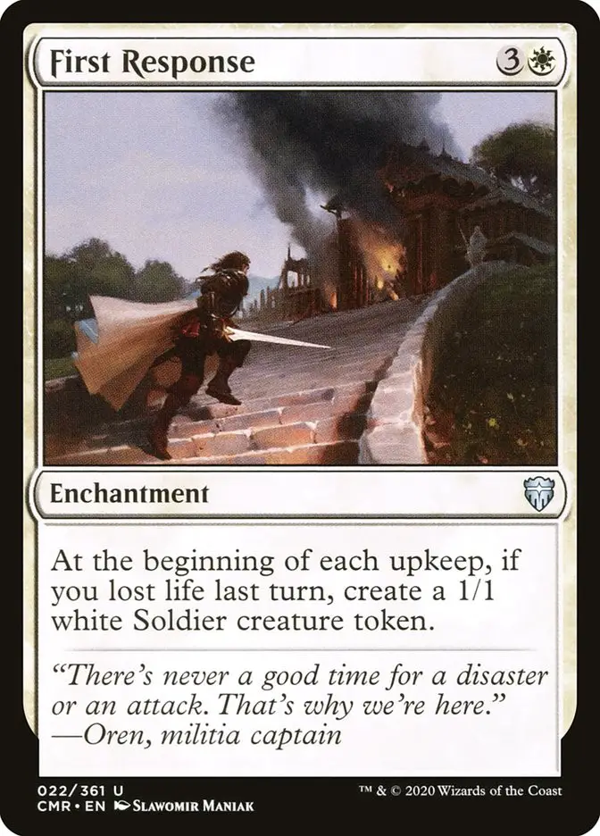 First Response • Enchantment (Commander Legends) - MTG Assist
