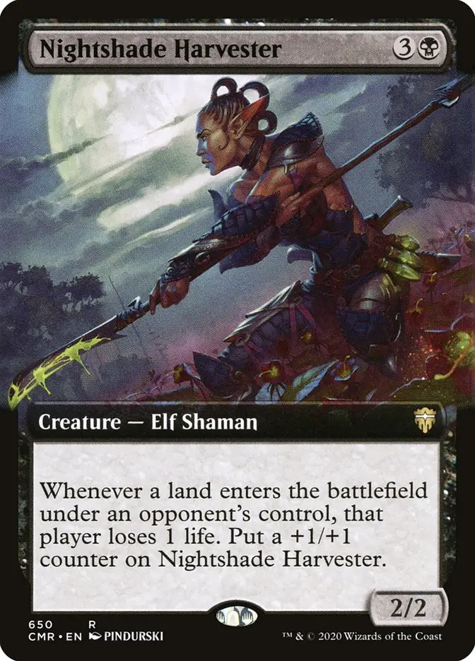 Nightshade Harvester • Creature — Elf Shaman (Commander Legends) - MTG ...