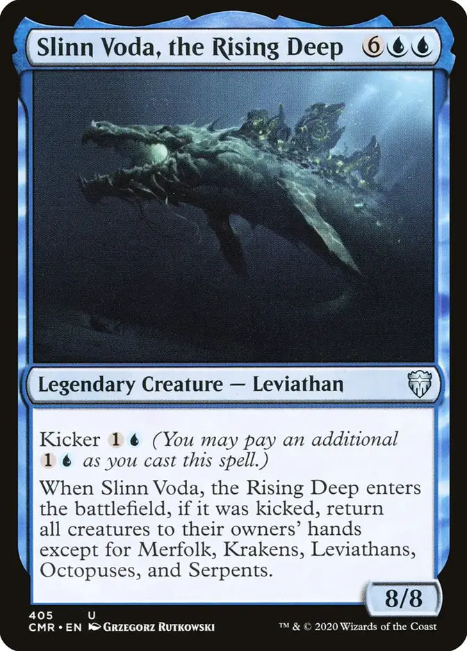 Slinn Voda, the Rising Deep • Legendary Creature — Leviathan (Commander ...