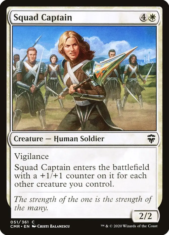 Squad Captain • Creature — Human Soldier (Commander Legends) - MTG Assist