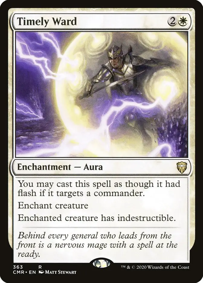 Timely Ward • Enchantment — Aura (Commander Legends) - MTG Assist