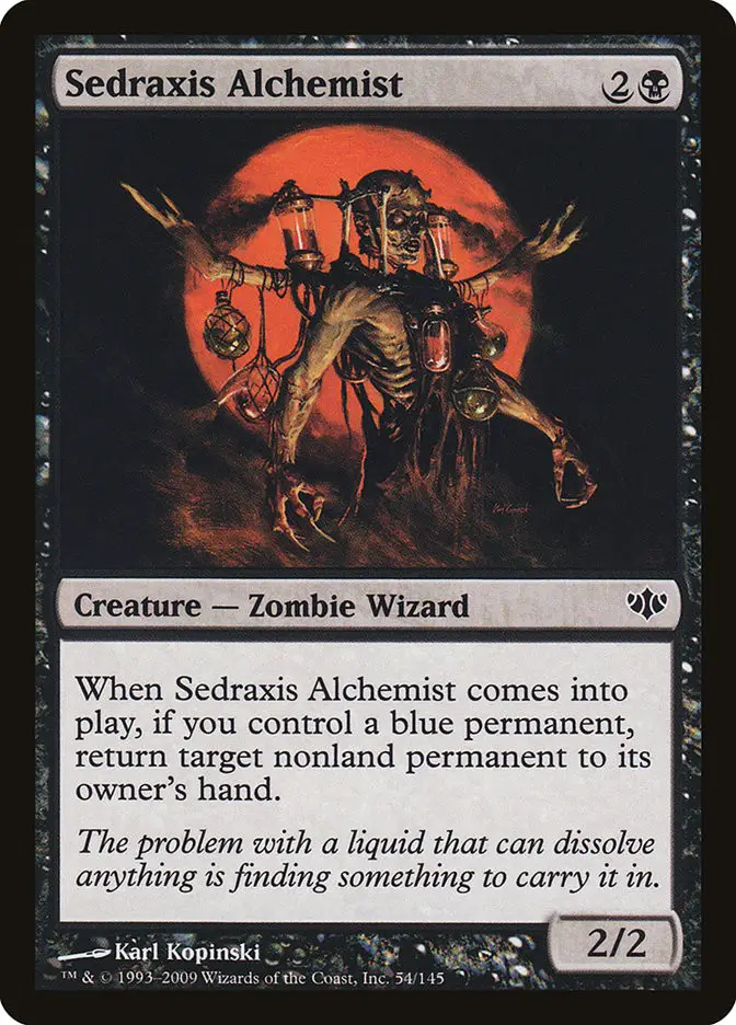Sedraxis Alchemist • Creature — Zombie Wizard (Conflux) - MTG Assist
