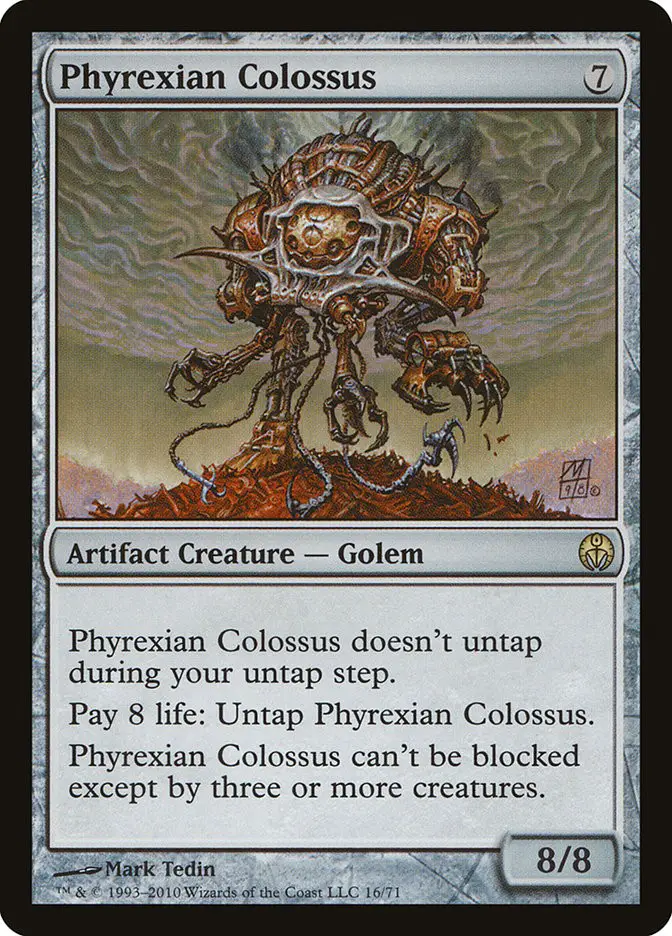 Phyrexian Colossus • Artifact Creature — Phyrexian Golem (Duel Decks ...