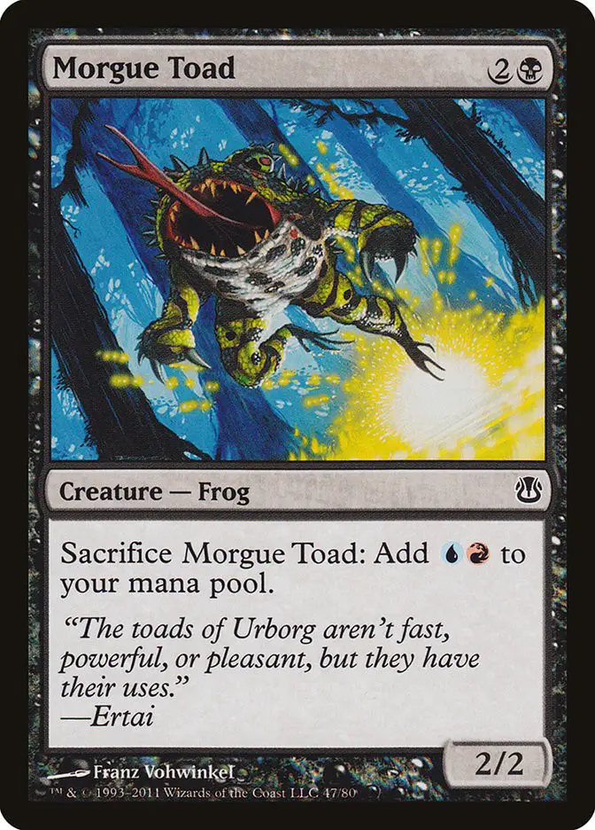 Morgue Toad • Creature — Frog (Duel Decks: Ajani vs. Nicol Bolas) - MTG ...