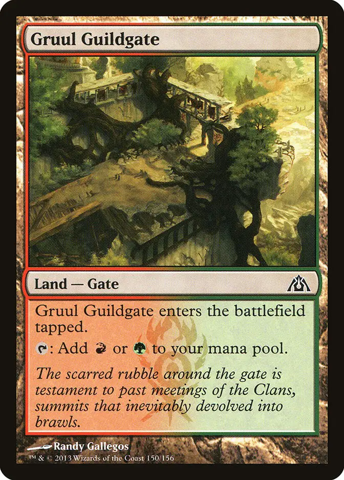 Gruul Guildgate • Land — Gate (Dragon's Maze) - MTG Assist