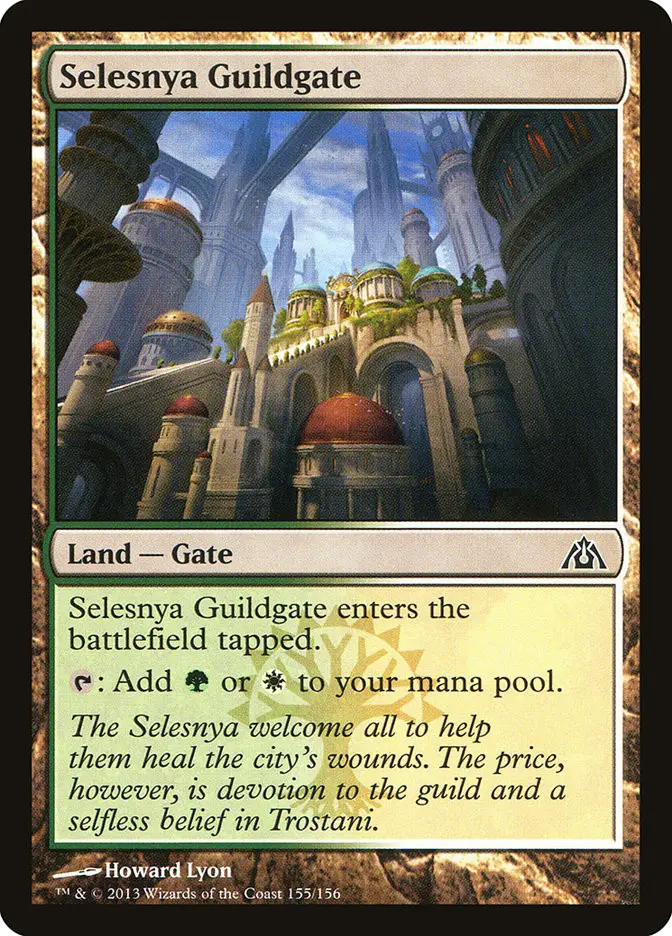 Selesnya Guildgate • Land — Gate (Dragon's Maze) - MTG Assist