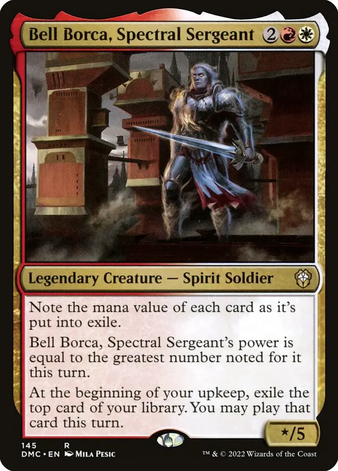 Bell Borca, Spectral Sergeant • Legendary Creature — Spirit Soldier ...