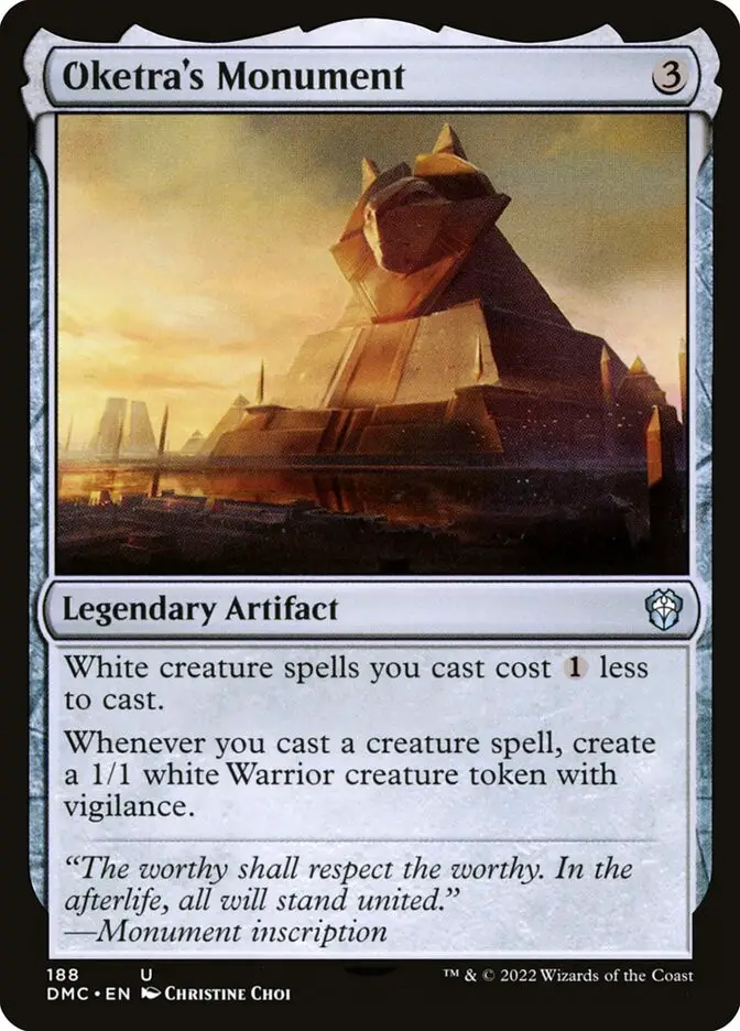 Oketra's Monument • Legendary Artifact (Dominaria United Commander ...