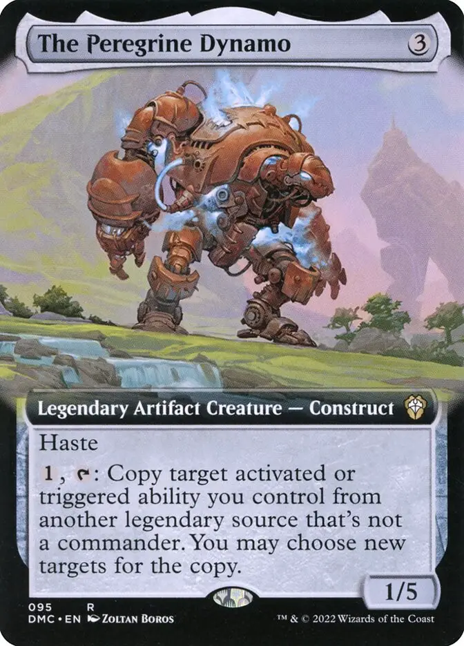 The Peregrine Dynamo • Legendary Artifact Creature — Construct ...