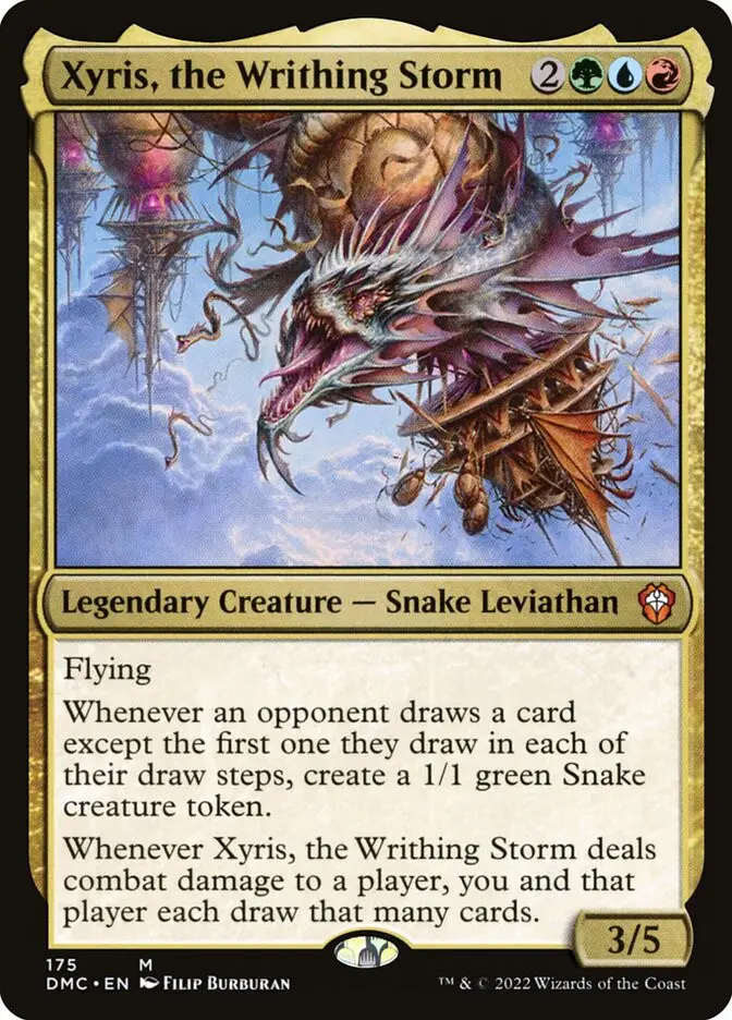 Xyris, the Writhing Storm • Legendary Creature — Snake Leviathan ...