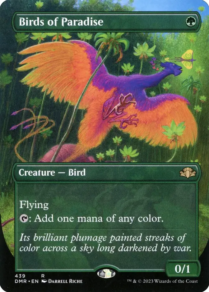 Birds of Paradise • Creature — Bird (Dominaria Remastered) - MTG Assist