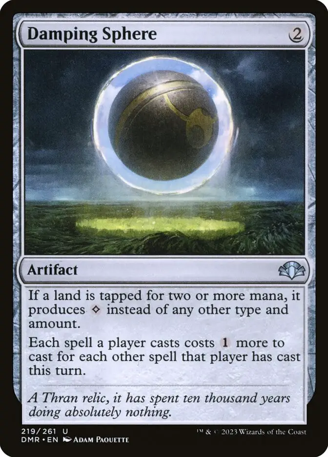 Damping Sphere • Artifact (Dominaria Remastered) - MTG Assist