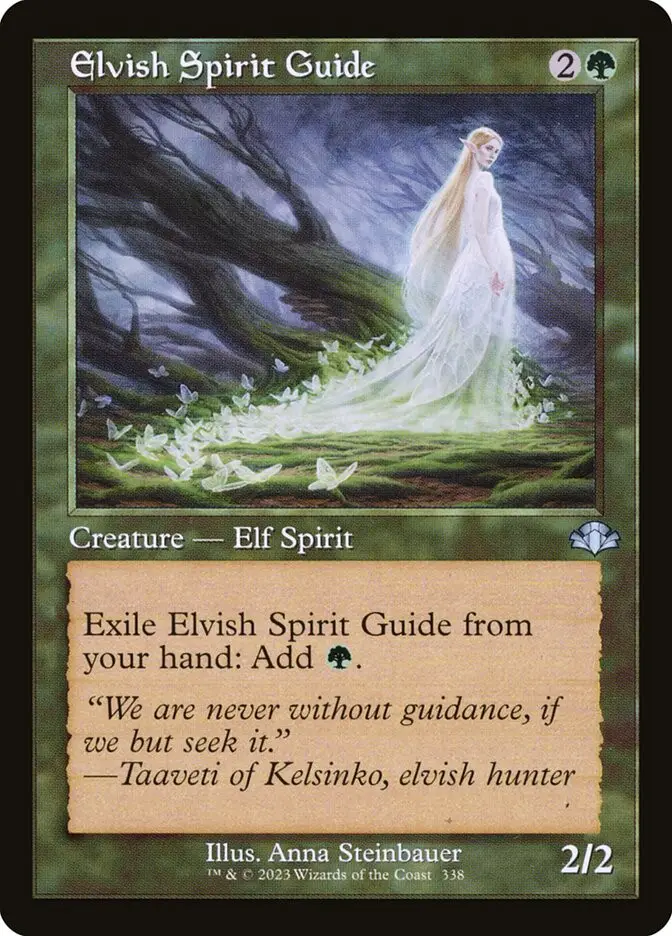 Elvish Spirit Guide • Creature — Elf Spirit (Dominaria Remastered ...