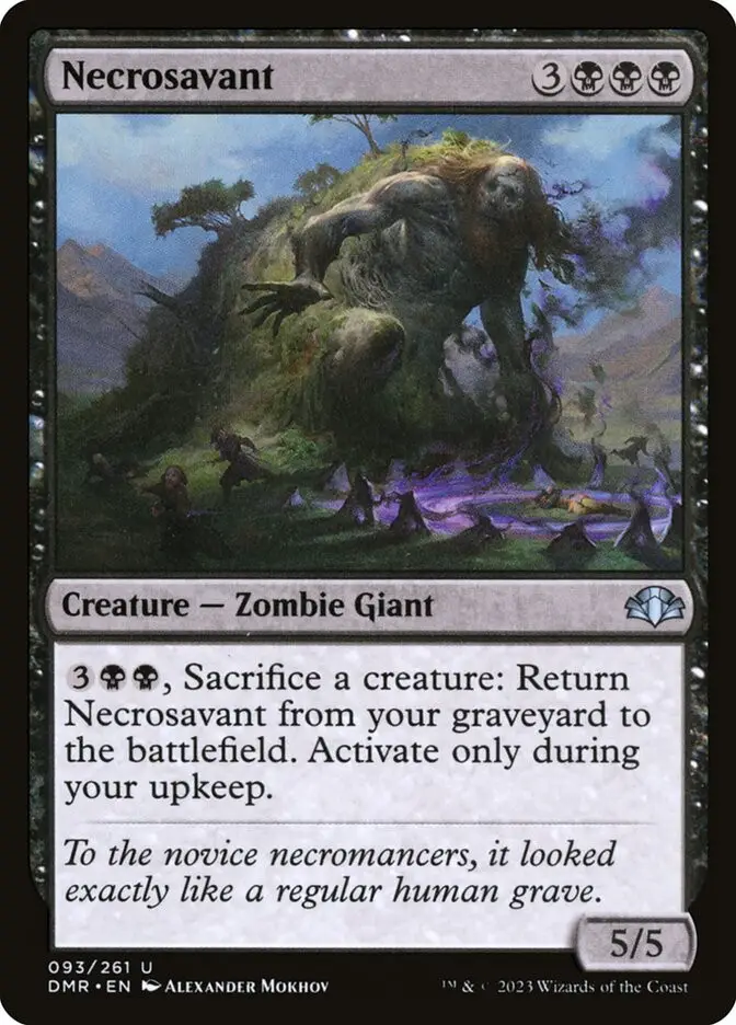 Necrosavant • Creature — Zombie Giant (Dominaria Remastered) - MTG Assist