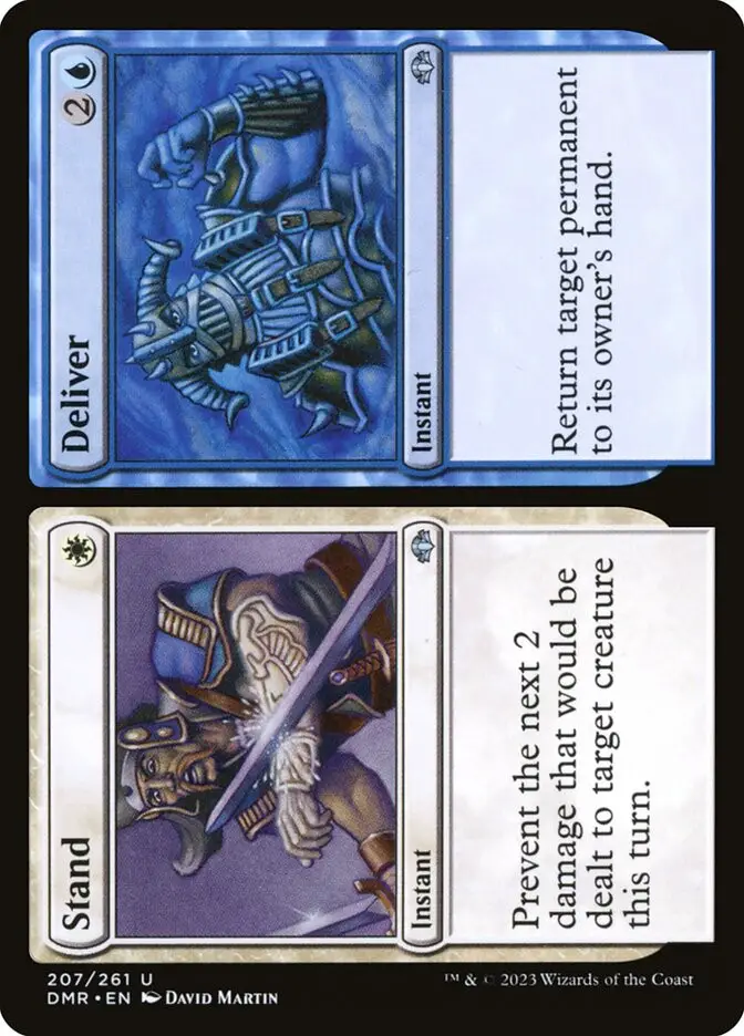 Stand // Deliver • Instant // Instant (Dominaria Remastered) - MTG Assist