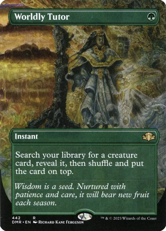 Worldly Tutor • Instant (Dominaria Remastered) - MTG Assist