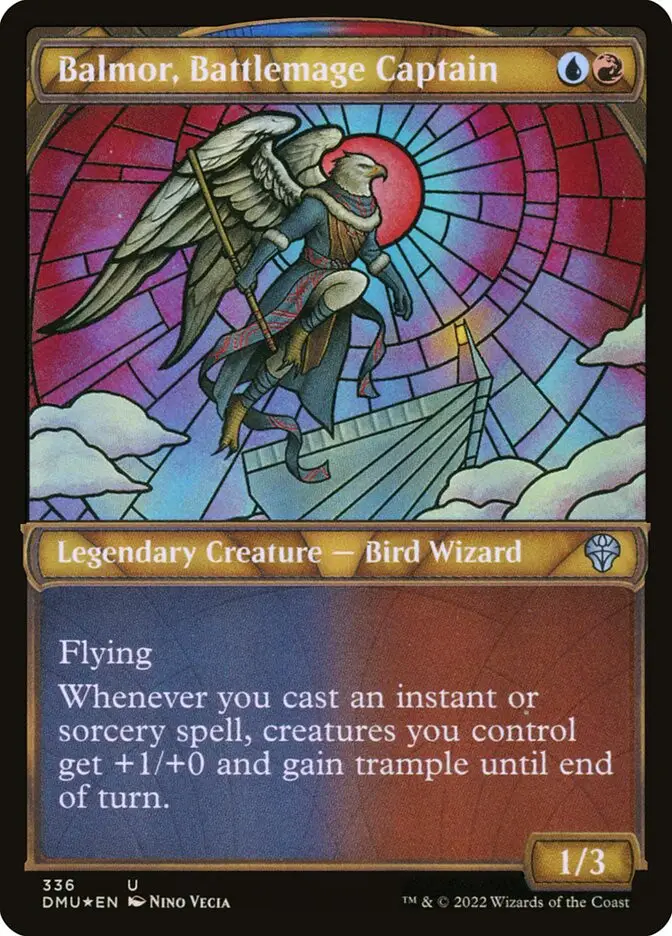 Balmor, Battlemage Captain • Legendary Creature — Bird Wizard ...