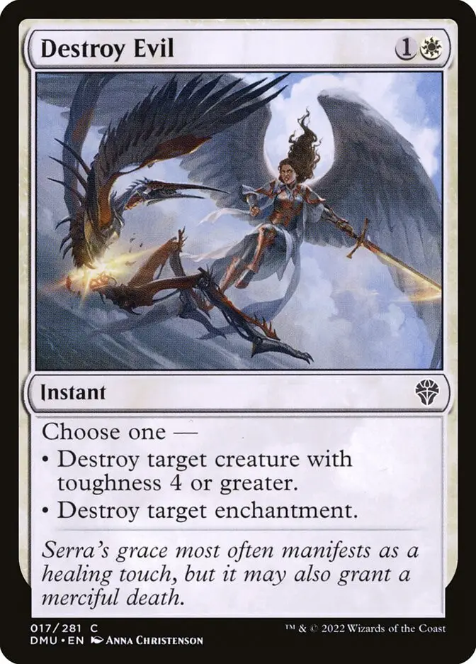 Destroy Evil • Instant (Dominaria United) - MTG Assist