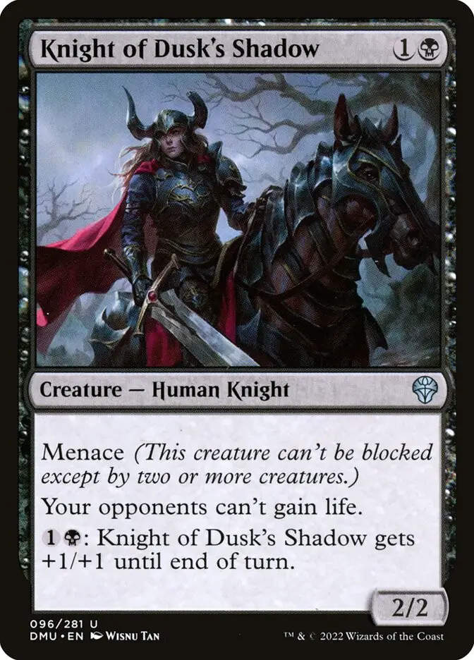 Knight of Dusk's Shadow • Creature — Human Knight (Dominaria United ...