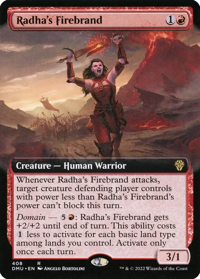 Radha's Firebrand • Creature — Human Warrior (Dominaria United) - MTG ...