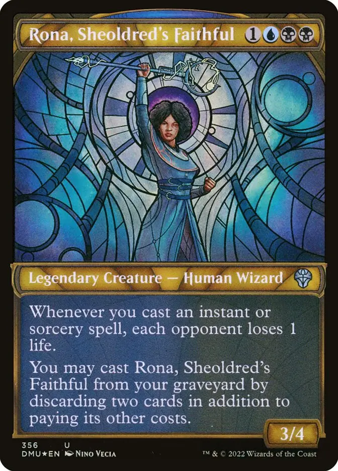 Rona, Sheoldred's Faithful • Legendary Creature — Human Wizard ...