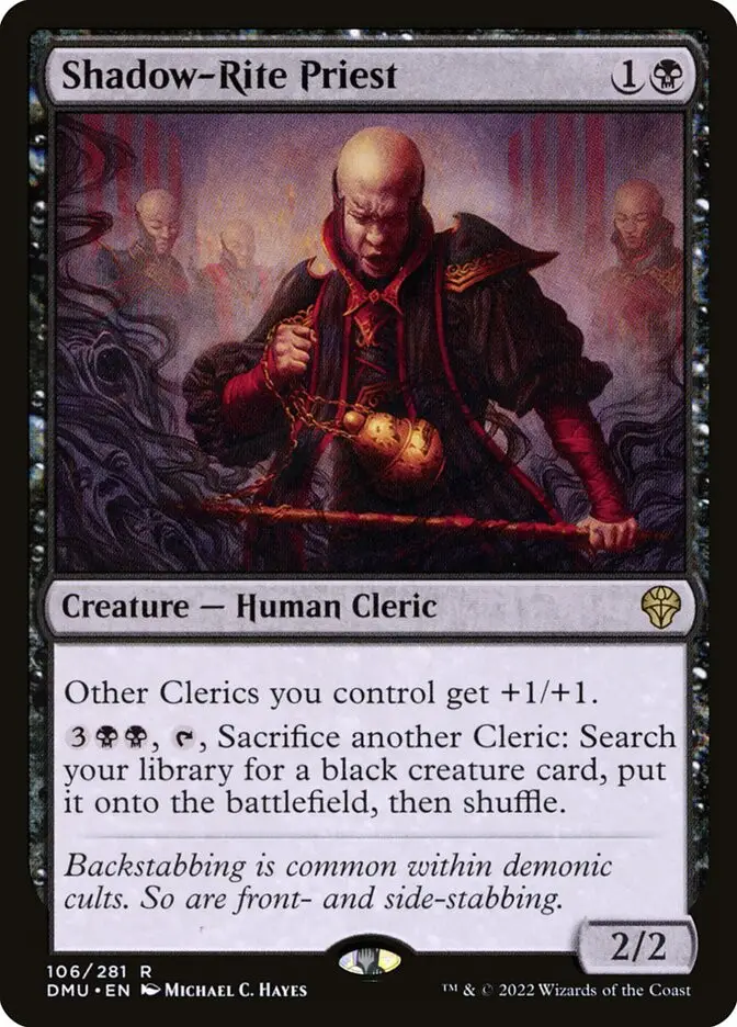Shadow-Rite Priest • Creature — Human Cleric (Dominaria United) - MTG ...
