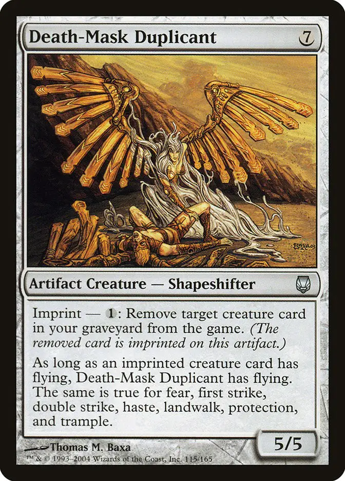 Death-Mask Duplicant • Artifact Creature — Shapeshifter (Darksteel ...