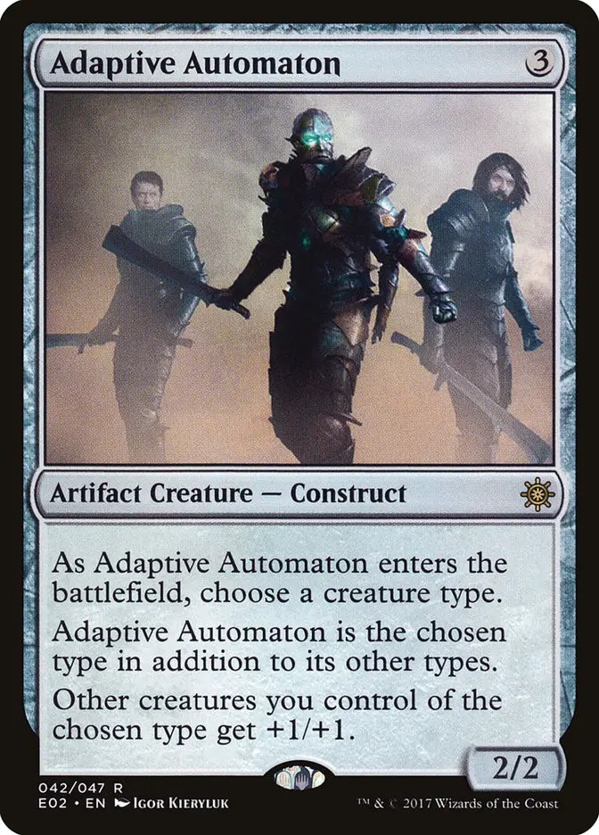 Adaptive Automaton • Artifact Creature — Construct (Explorers of Ixalan ...