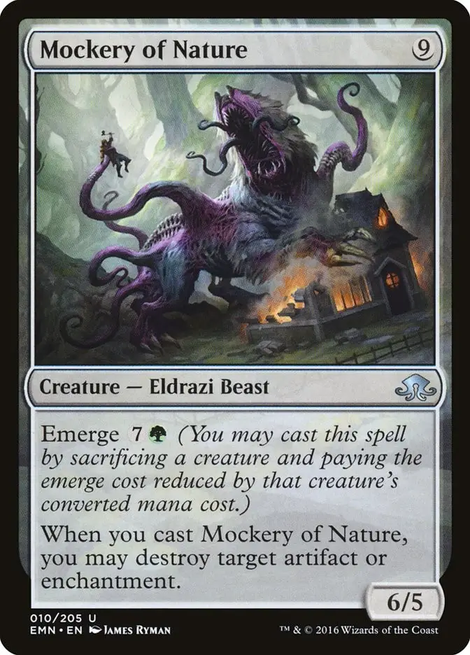 Mockery of Nature • Creature — Eldrazi Beast (Eldritch Moon) - MTG Assist