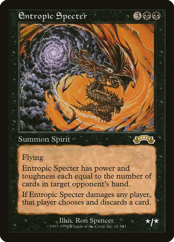 Entropic Specter • Creature — Specter Spirit (Exodus) - MTG Assist