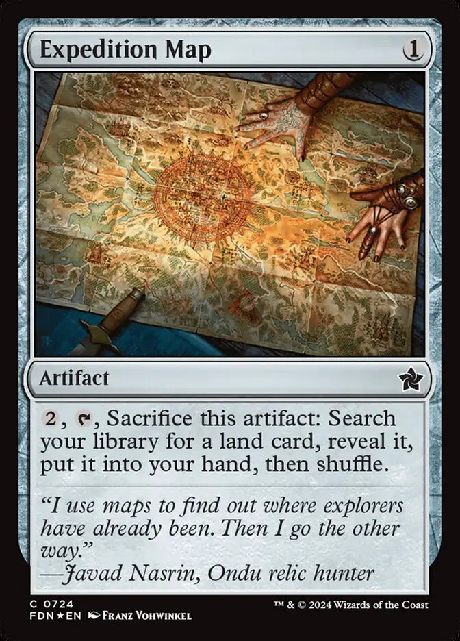 Expedition Map • Artifact (Foundations) - MTG Assist