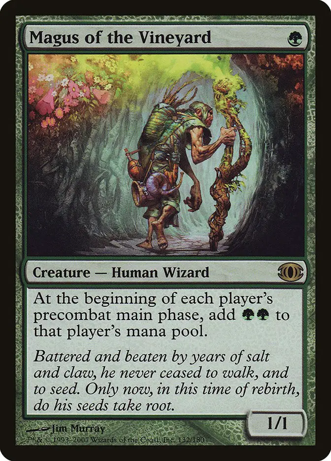 Magus of the Vineyard • Creature — Human Wizard (Future Sight) - MTG Assist