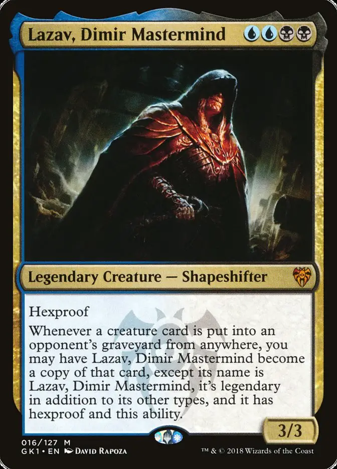 Lazav, Dimir Mastermind • Legendary Creature — Shapeshifter (GRN Guild ...