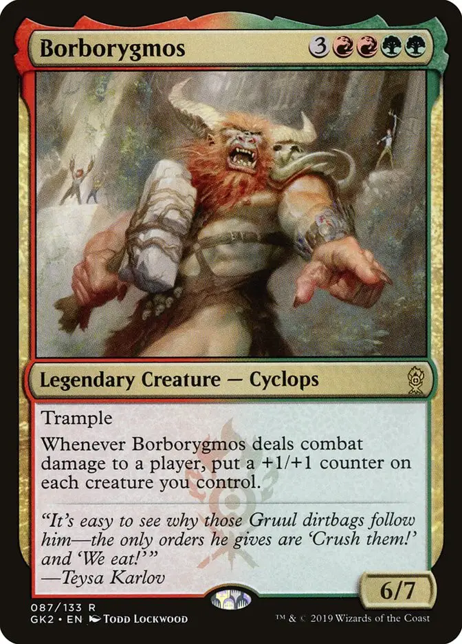 Borborygmos • Legendary Creature — Cyclops (RNA Guild Kit) - MTG Assist