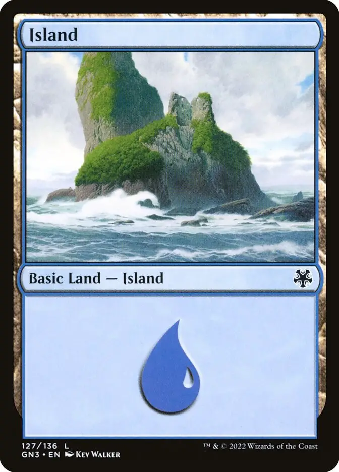Island • Basic Land — Island (Game Night: Free-for-All) - MTG Assist