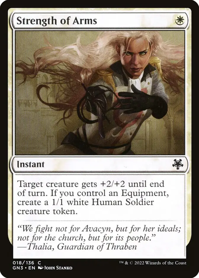 Strength of Arms • Instant (Game Night: Free-for-All) - MTG Assist