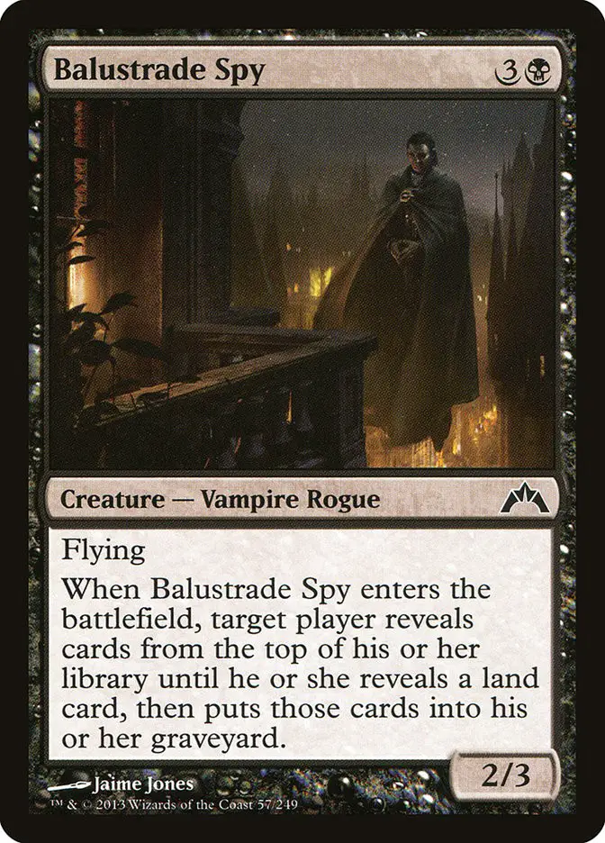 Balustrade Spy • Creature — Vampire Rogue (Gatecrash) - MTG Assist